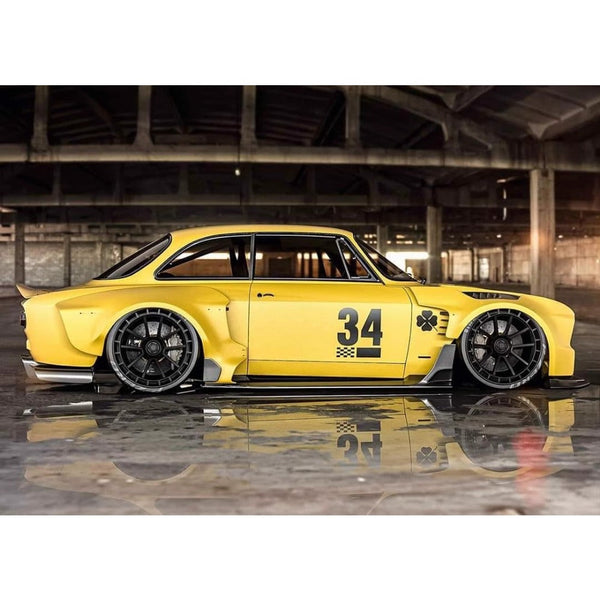 1/24 rc drift car body shell GTA wide body modification for tamiya ...