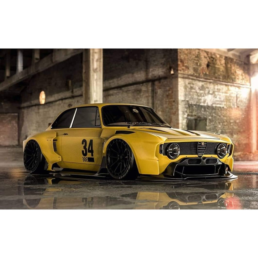 1/24 rc drift car body shell GTA wide body modification for tamiya ...