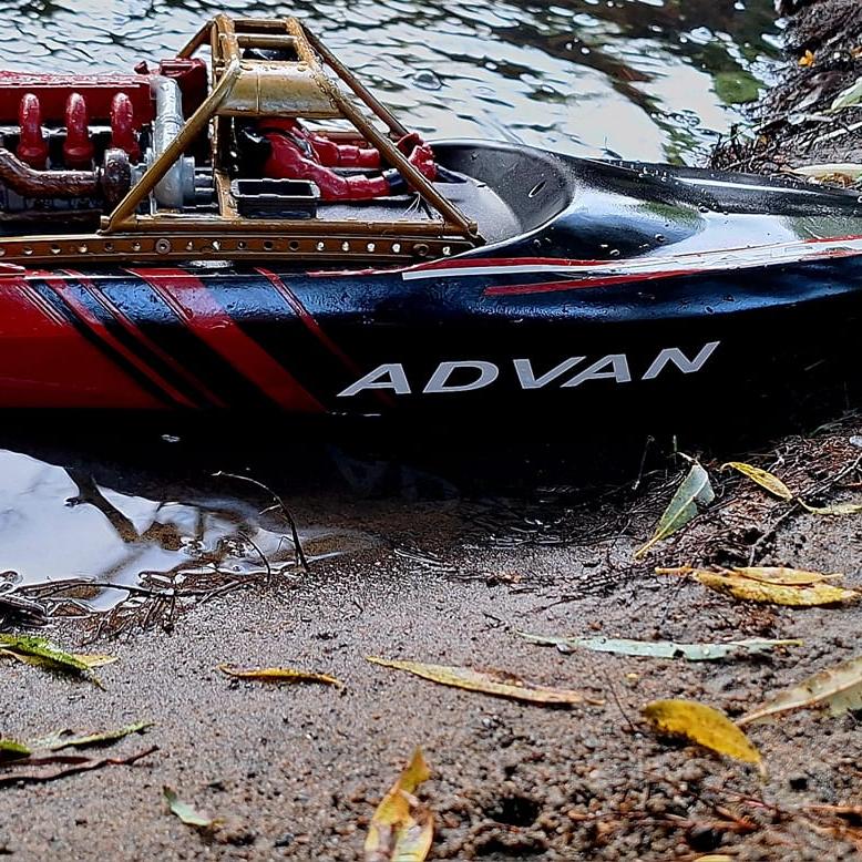 3D printed rc jet boat Ragnarok with M-JET-35 jet pump kit 55CM – RCOPWORLD