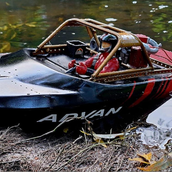 3D printed rc jet boat Ragnarok with M-JET-35 jet pump kit 55CM – RCOPWORLD